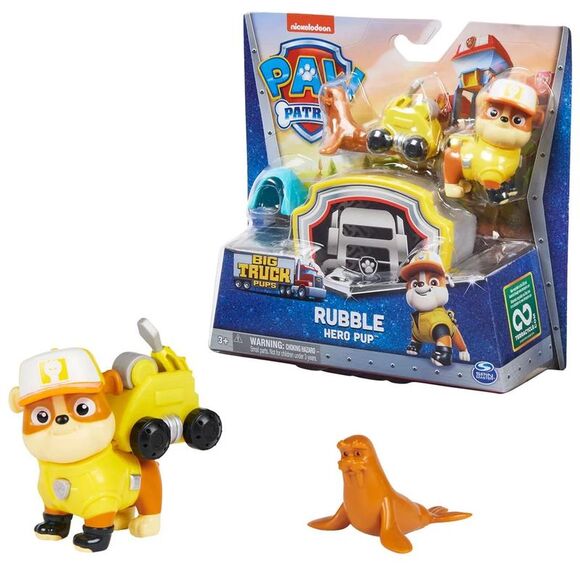 Paw Patrol | Toys | Paw Patrol Big Truck Pups Rubble Action Figure ...